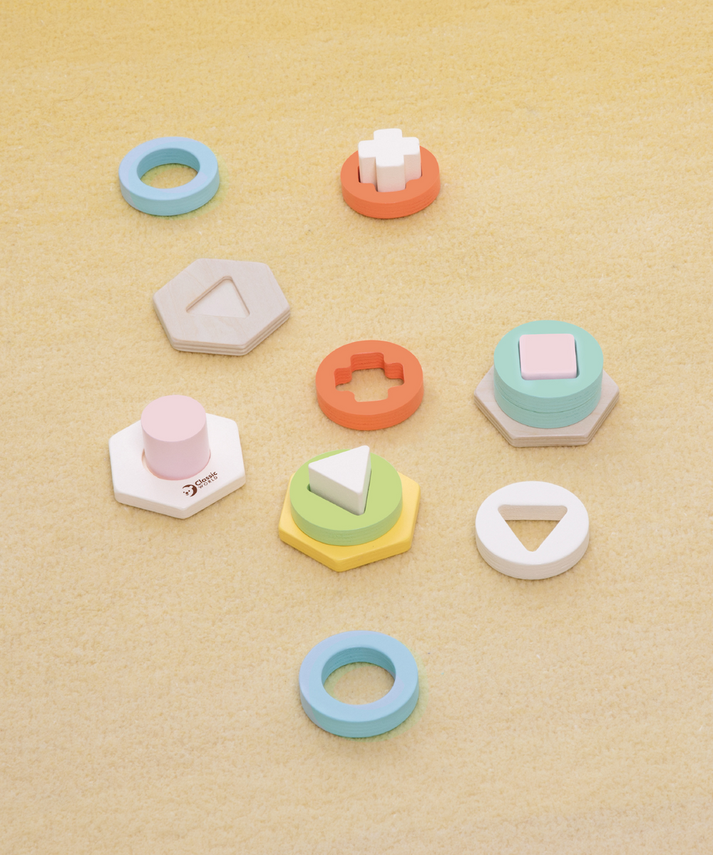 Classic World • Wooden Shape Matching Game • Singapore – the little oak ...